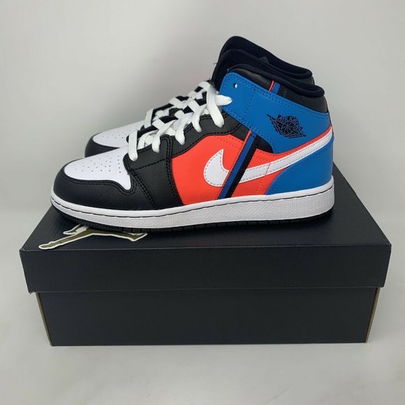 Nike | Shoes | Nike Air Jordan Mid Game Time Black Blue Orbit G | Poshmark